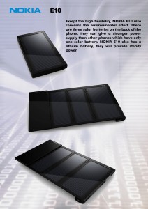 Nokia E10, a Foldable Phone With MeeGo and Solar Batteries - Concept Phones