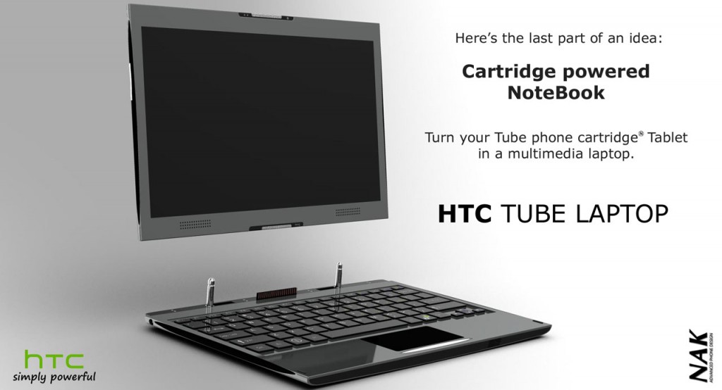 HTC Tube Concept is a Laptop, Tablet, Phone... - Concept Phones