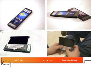 HTC Flex, a Dual Screen Smartphone With a Flexible OLED Touchscreen ...