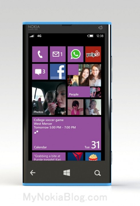 Nokia Lumia 1001 Pureview Features 41 MP Camera, Dual Core CPU, WP8 ...