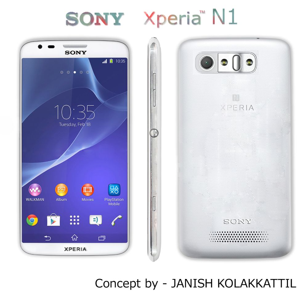 Sony Xperia N1 Render Has a Slight Samsung and LG Vibe to it - Concept ...