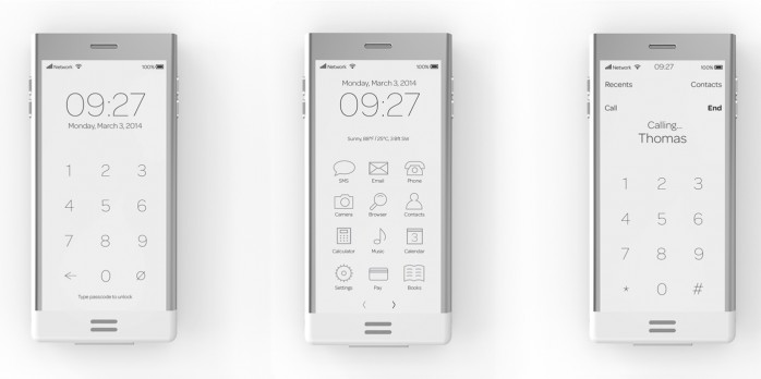 E-phone Concept Is All About the E-Ink - Concept Phones