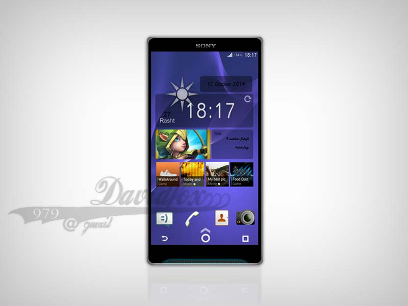 Sony Xperia Z4 Concept Rendered by Babak Soren, New UI Also in the Mix ...
