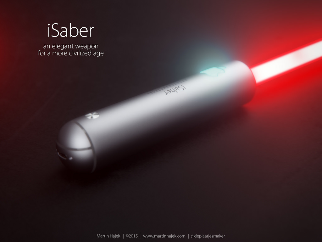 Apple iSaber is the Star Wars VII Weapon, if Jony Ive Designed It ...