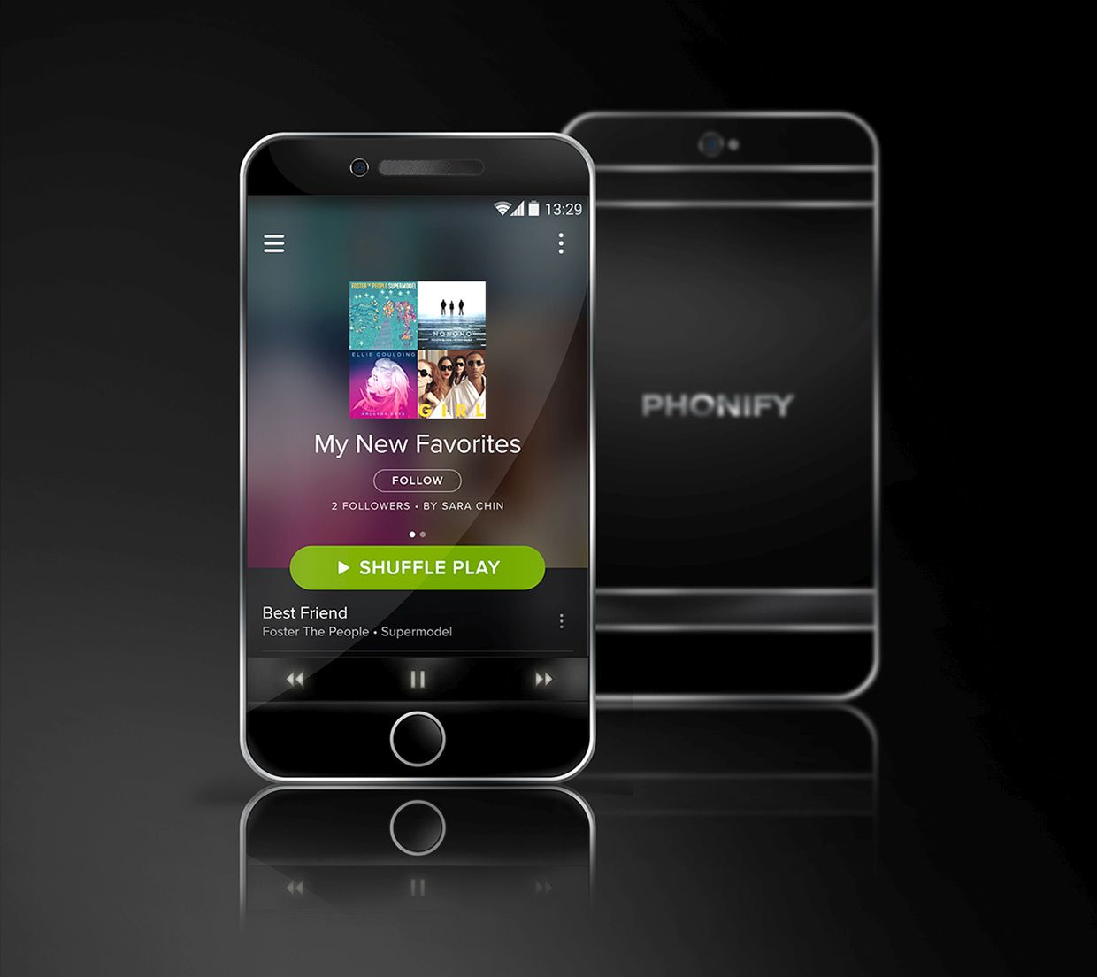 Phonify Concept Phone is a Spotify-Based Handset - Concept Phones