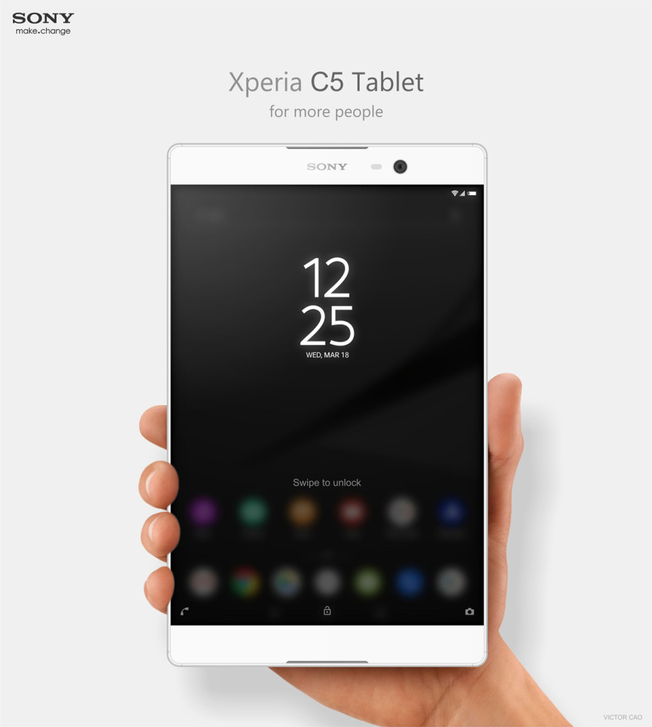 Xperia C5 Tablet Concept is Something That Sony Needs for CES 2016 ...