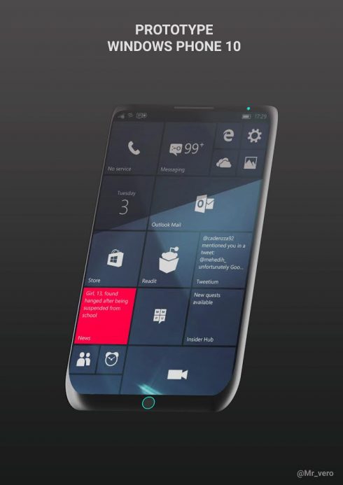 Microsoft Smartphone Concept 2016 Edition Has Some Interesting Traits ...