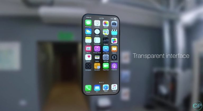 Transparent iPhone 8 Comes With a See Through UI to Match (Video ...