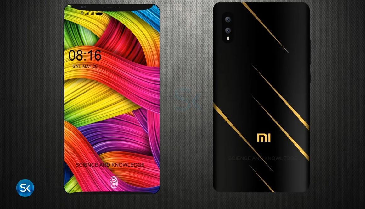 Xiaomi Mi 7 Rendered With Zero Bezel (Video) - Concept Phones