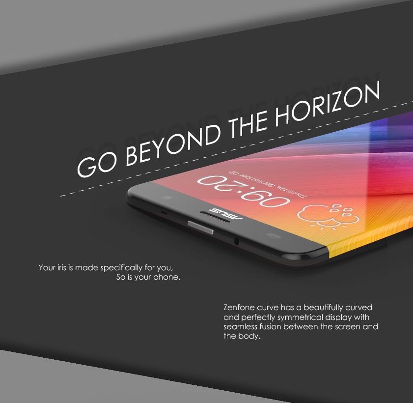 ASUS ZenFone Curve Goes Edge to Edge and Curvy - Concept Phones