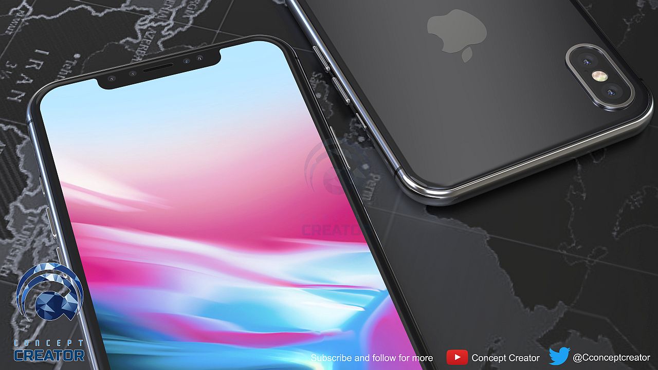 Apple iPhone X Plus Concept Keeps Notch, Adds New Hues (Video ...