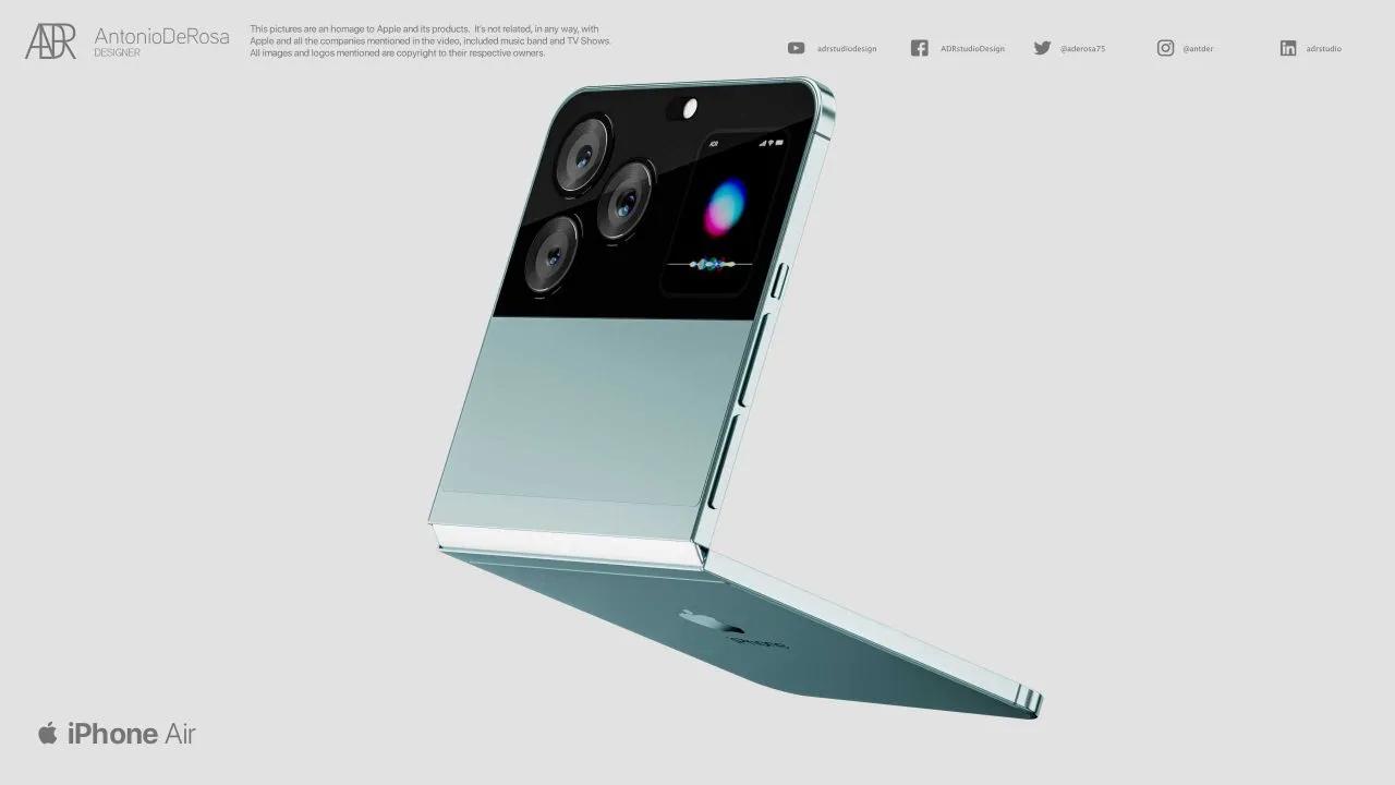 iPhone Air Foldable Phone is Another Hit From Antonio de Rosa