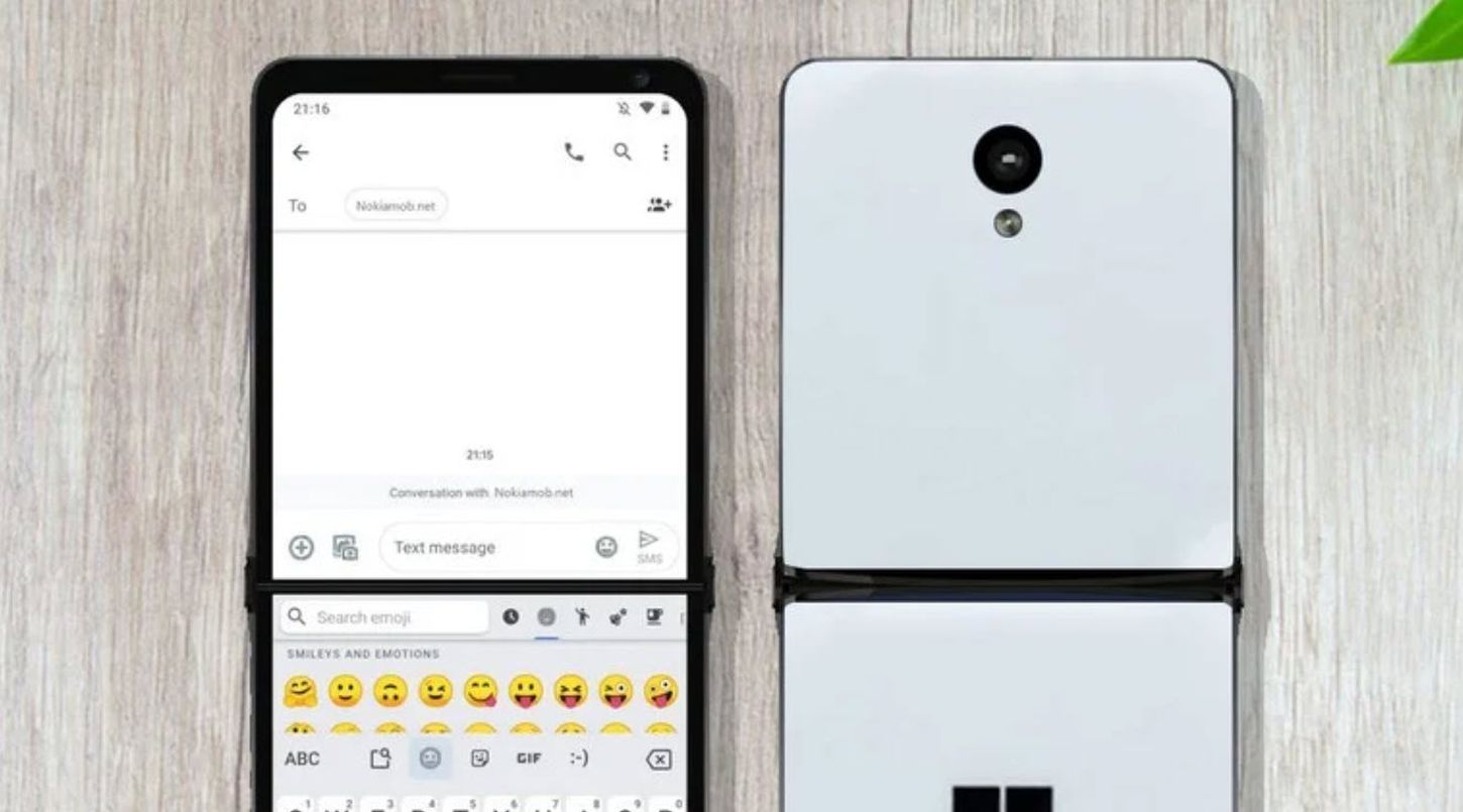 Microsoft Surface Duo Slim clamshell foldable phone brings a twist to ...