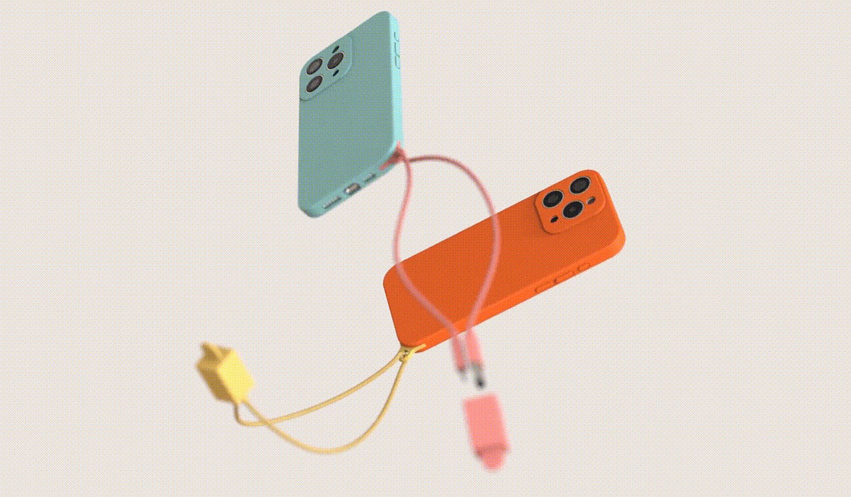 Smartphone Case Meets Industrial Design: A Lanyard-Charging Cable Combo