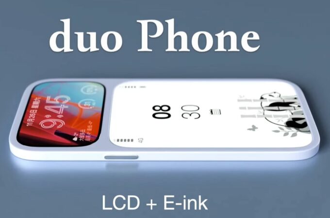 Pixel Duo is a Dual-Screen Phone Concept With an E-Ink Display