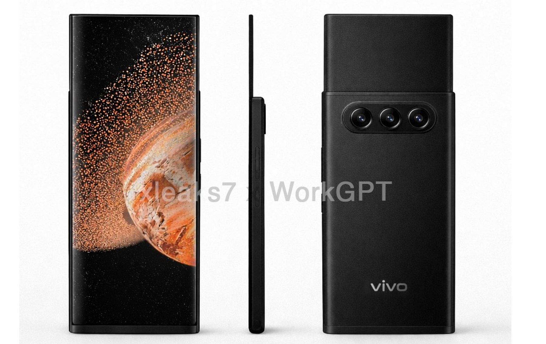 Vivo explores a different kind of rollable phone, a vertical one